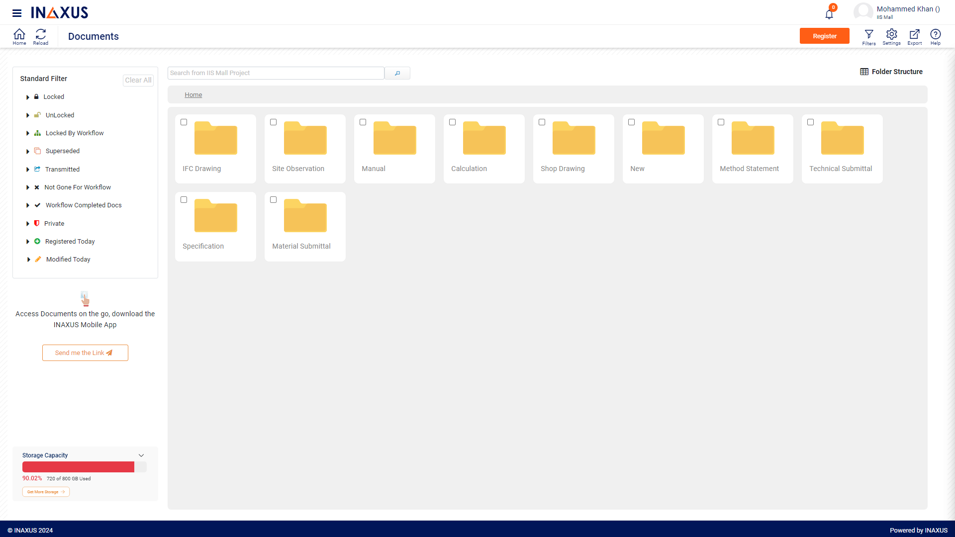 INAXUS Standard - Advanced Project management solution within budget